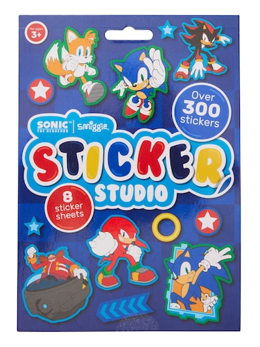 Sonic The Hedgehog Sticker Studio Book