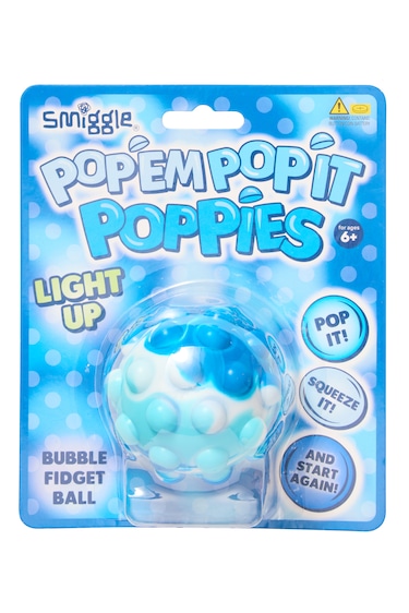 Popem Popit Poppies Glow In The Dark Fidget Ball