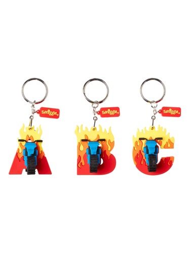 Vroom Motorbike Scented Alphabet Keyring