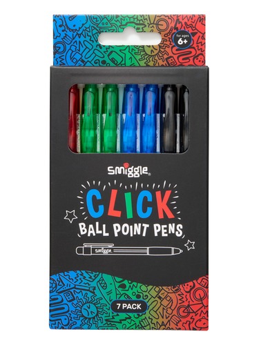 Click Ball Point Pens X7
